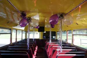 Vintage Red Bus Hire interior-decoration - Vintage Red Bus Hire